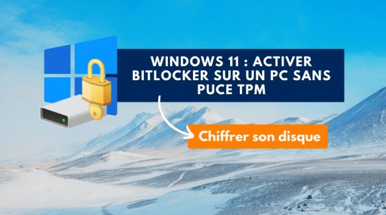 Windows 11 Comment Activer Bitlocker Sur Un Pc Sans Puce Tpm It Connect