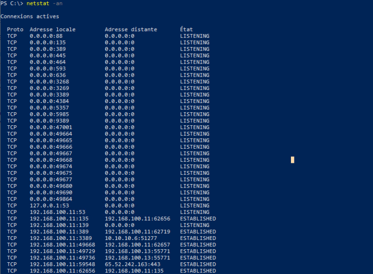 Comment lister les ports d’écoute avec Netstat et PowerShell ? | IT-Connect