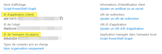 PowerShell : comment se connecter à Microsoft Graph API