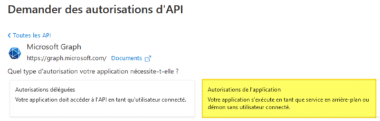 PowerShell : comment se connecter à Microsoft Graph API