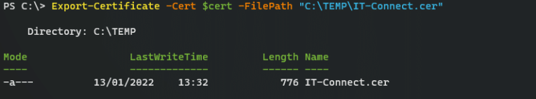 PowerShell : comment se connecter à Microsoft Graph API