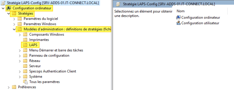 Configuration de la GPO LAPS | IT-Connect