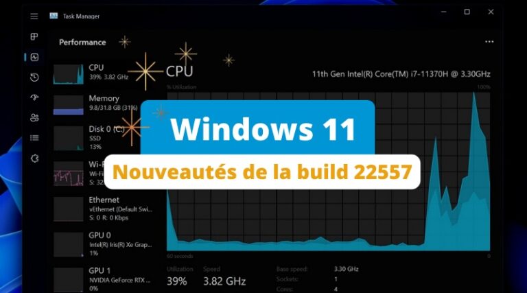 Les nouveautés de Windows 11 build 22557 | IT-Connect