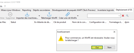 Comment déployer Windows avec WAPT 2.2 ? | IT-Connect