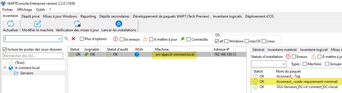 Comment déployer Windows avec WAPT 2.2 ? | IT-Connect