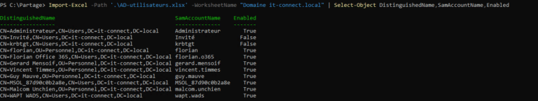 ImportExcel ou comment utiliser Excel avec PowerShell