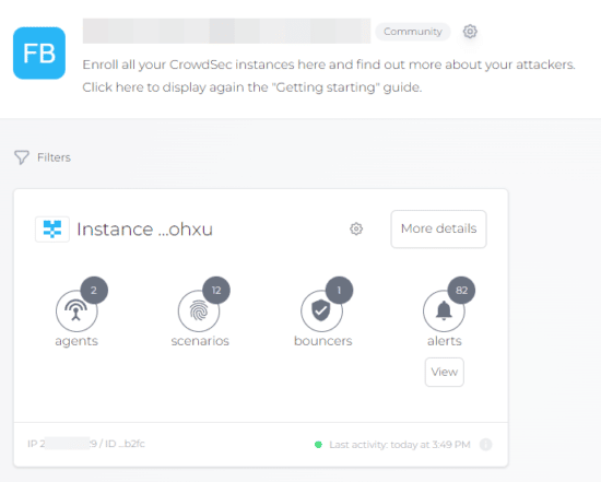 Sécurité : surveillez vos serveurs avec la Console CrowdSec