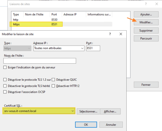 WSUS : comment chiffrer les connexions avec le HTTPS