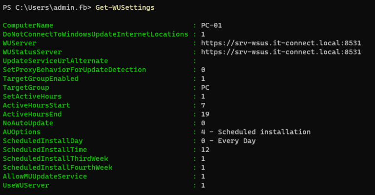 PSWindowsUpdate : un module PowerShell pour Windows Update