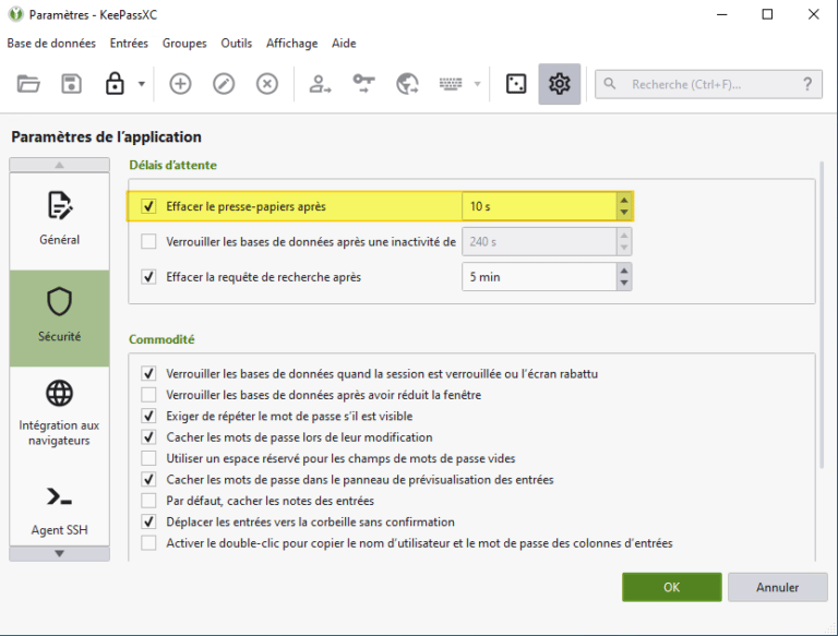 Gestionnaires de mots de passe : KeePass et KeePassXC