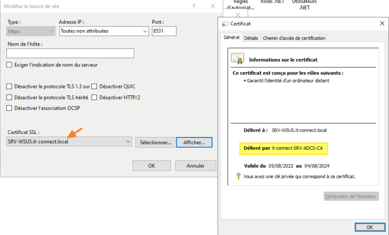 WSUS : comment chiffrer les connexions avec le HTTPS