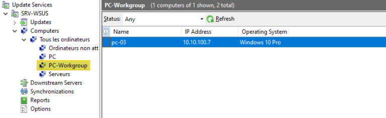 Lier les machines en workgroup au serveur WSUS | IT-Connect