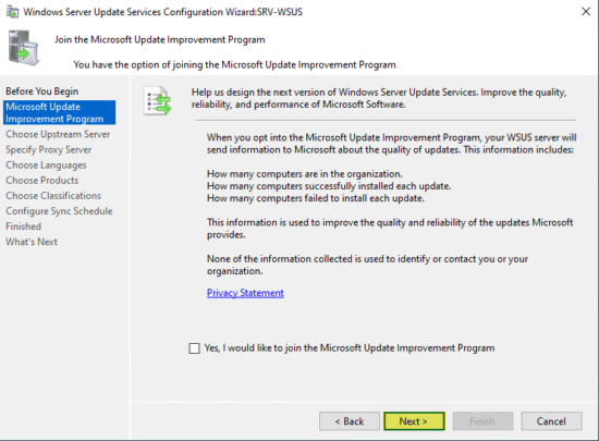 Installation de WSUS sur Windows Server 2022