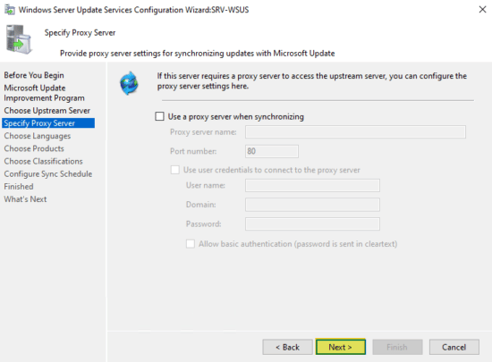 Installation de WSUS sur Windows Server 2022