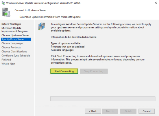 Installation de WSUS sur Windows Server 2022