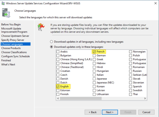 Installation de WSUS sur Windows Server 2022