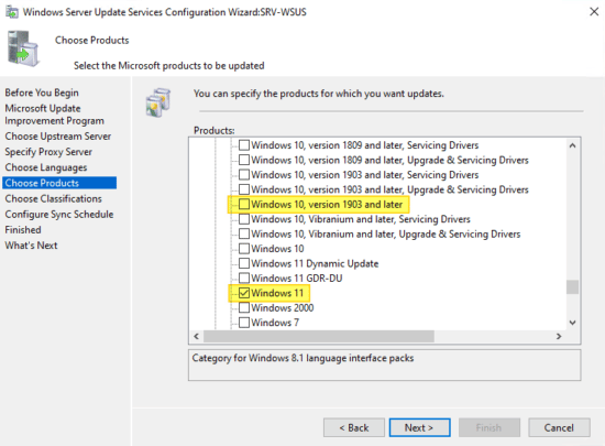 Installation de WSUS sur Windows Server 2022