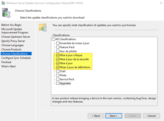 Installation de WSUS sur Windows Server 2022