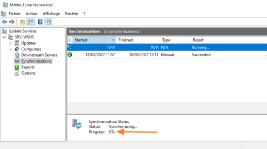 Installation de WSUS sur Windows Server 2022