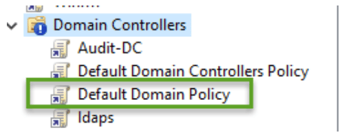 Active Directory : gestion des GPO sur l'OU Domain Controllers