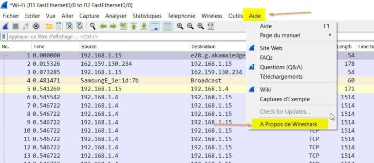 Wireshark : activer la géolocalisation des adresses IP