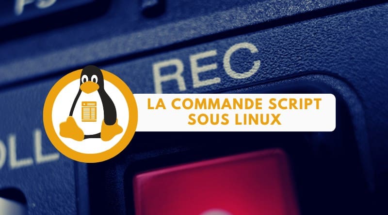 Linux - Commande script : enregistrer l'activité du terminal