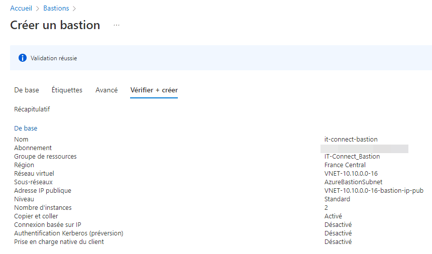 Comment mettre en place Azure Bastion étape par étape