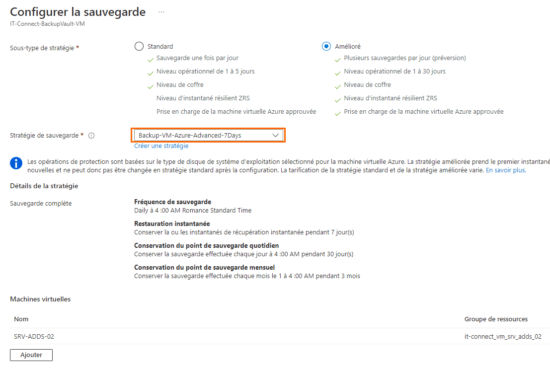 Azure Backup : comment sauvegarder ses VM Azure