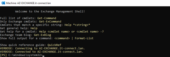 Installer Microsoft Exchange 2019 sur Windows Server 2022