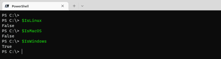 PowerShell - Quel est le système : Windows ? Linux ? MacOS