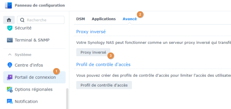 Synology : publier une application Web avec le Reverse Proxy