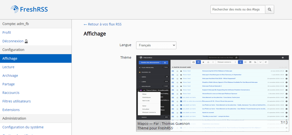Comment installer FreshRSS sur son NAS Synology
