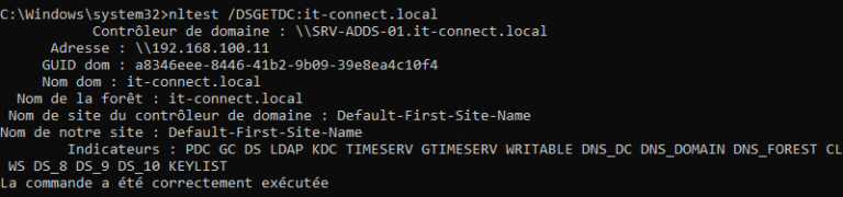 Active Directory : comment identifier le Logon Server