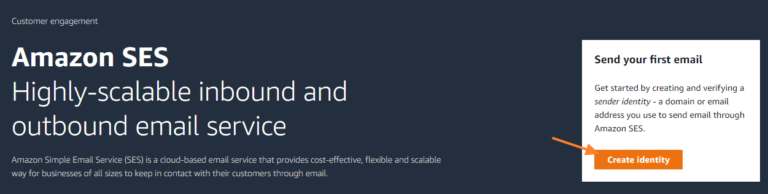 Prise en main d'Amazon SES pour envoyer des e-mails