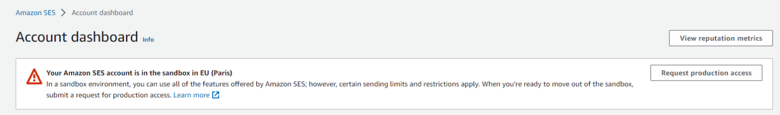 Prise en main d'Amazon SES pour envoyer des e-mails