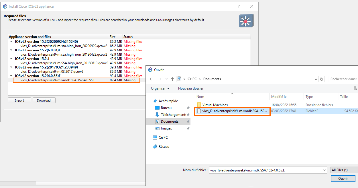 Réseau avec GNS3 : comment ajouter un switch Cisco
