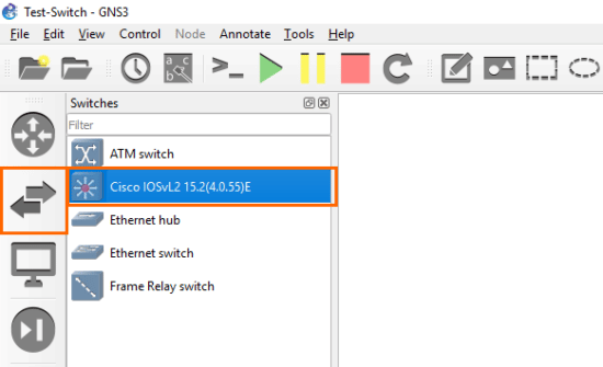 Réseau avec GNS3 : comment ajouter un switch Cisco