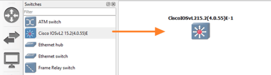 Réseau avec GNS3 : comment ajouter un switch Cisco