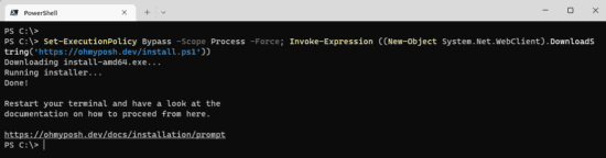 Oh My Posh, la solution pour un beau thème PowerShell