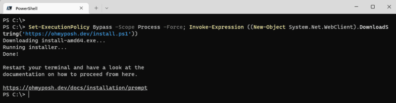 Oh My Posh, la solution pour un beau thème PowerShell