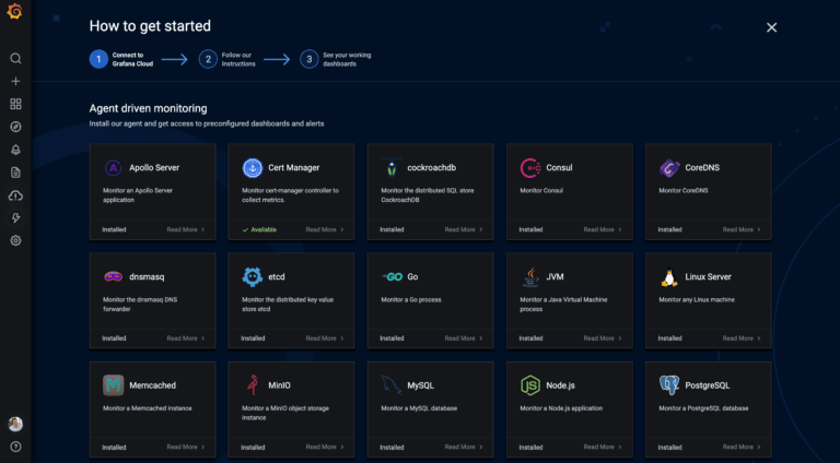 Utilisation de Grafana Cloud pour superviser son serveur
