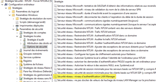 Désactiver Lauthentification Ntlm Active Directory