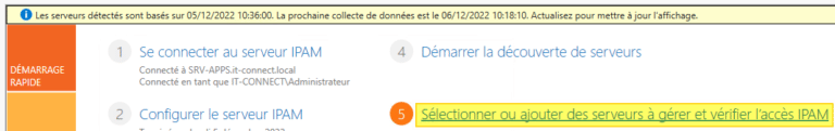 Installer et configurer IPAM sous Windows Server 2022