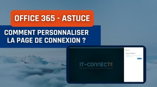 Office 365 - Comment personnaliser la page de connexion
