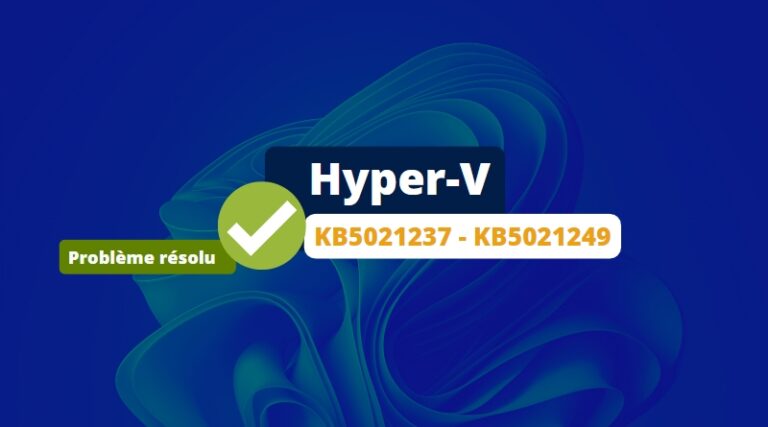 Bug avec la création de VM sous Hyper-V : Microsoft a publié un correctif