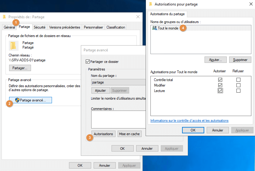 Windows Server 2022 - Créer son premier partage SMB