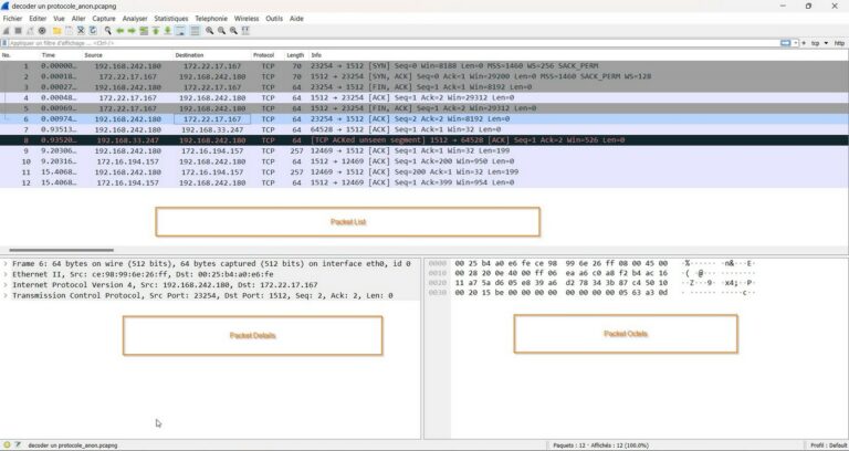 Wireshark - Comment décoder un protocole