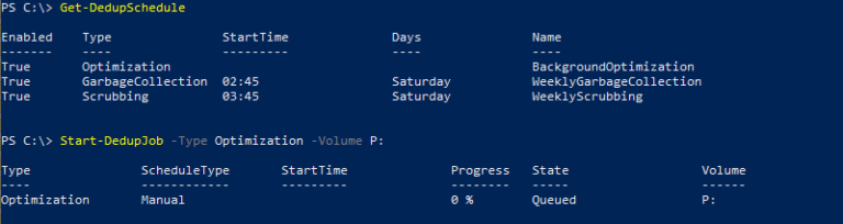 La déduplication sous Windows Server 2022