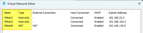Le réseau avec VMware Workstation Pro : NAT, Bridged, etc.