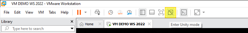 Découverte Du Mode Unity De Vmware Workstation Pro Player